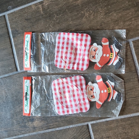 Kurt Adler | Holiday | Vintage New Unopened Honeycomb Paper Santa ...